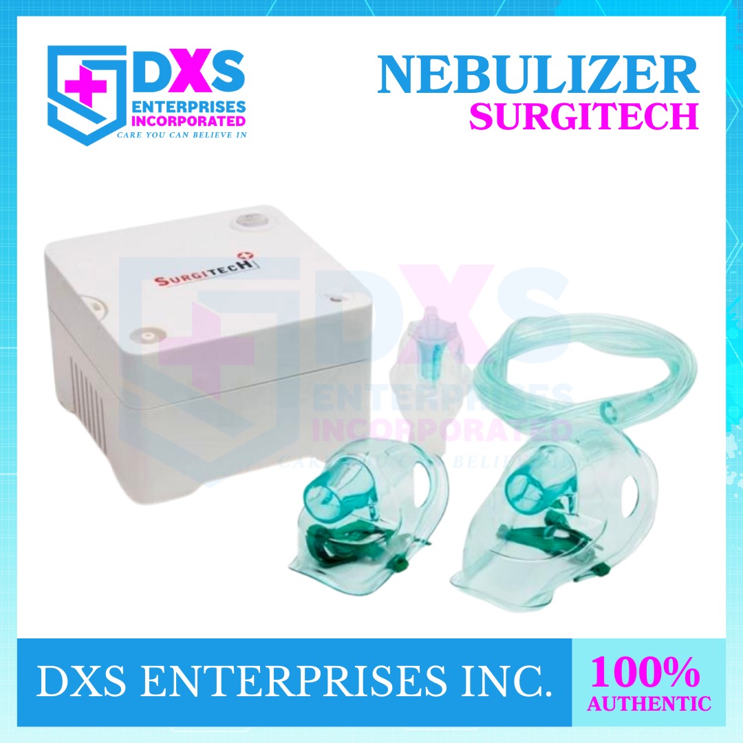 SURGITECH MINI NEBULIZER WITH COMPRESSOR- COMPLETE SET, Health ...
