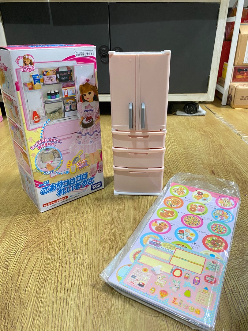 Takara tommy refrigerator licca chan barbie blythe re-ment, Toys ...