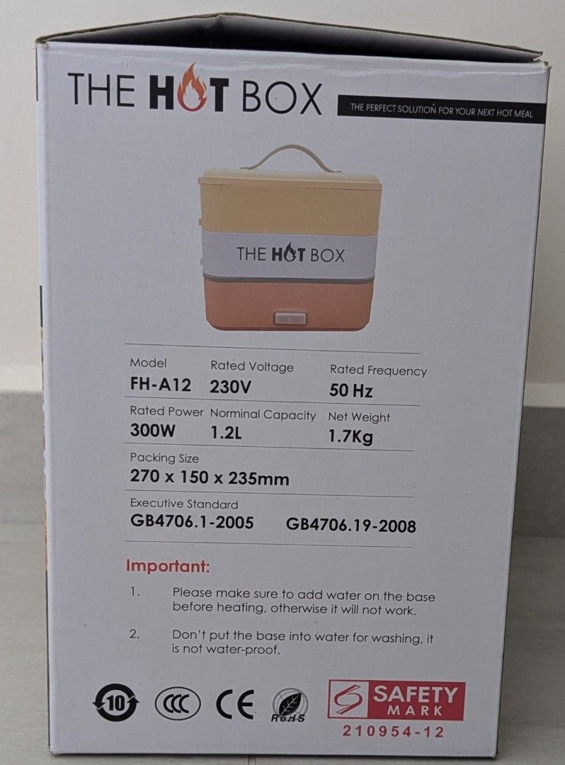 The Hot Box 2-in-1 Steamer, TV & Home Appliances, Kitchen Appliances ...