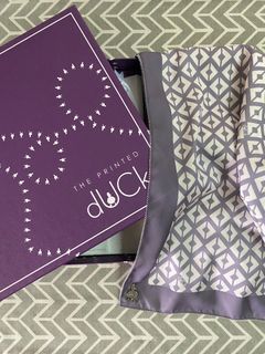 Duck flora and fauna square scarf, Women's Fashion, Muslimah Fashion ...