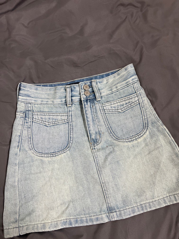 TLC Atlas Denim Skirt, Women's Fashion, Bottoms, Skirts on Carousell