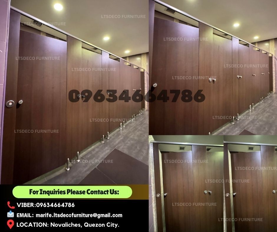 TOILET PARTITION CUBICLE MODULAR PANEL DIVIDER /CR PARTITIONS- OFFICE ...