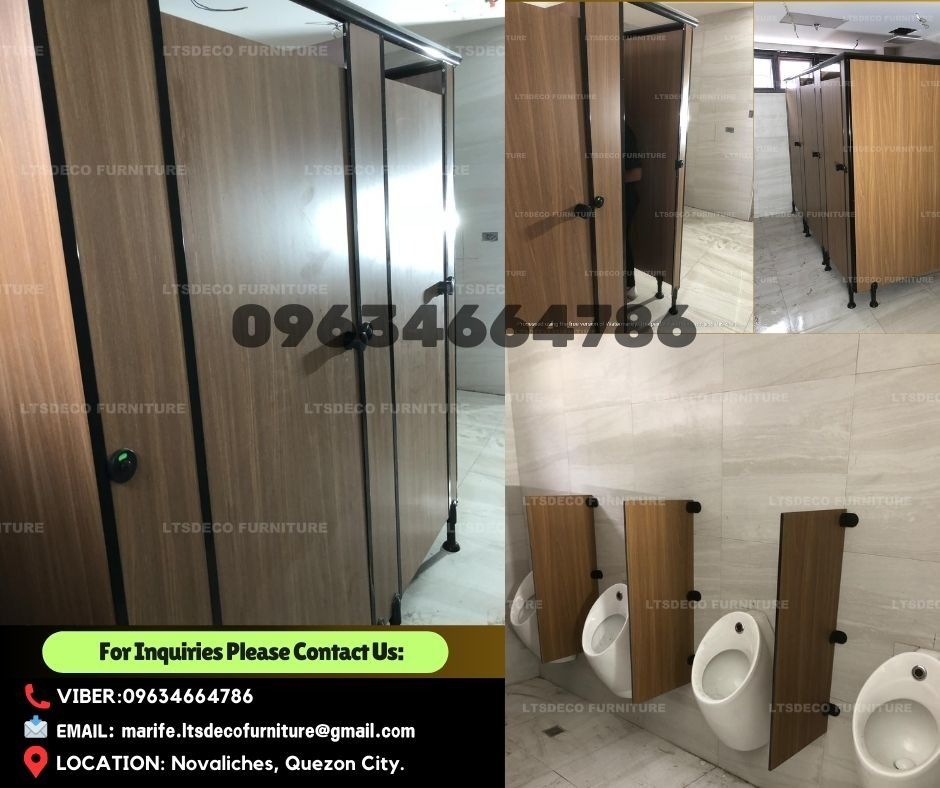 TOILET PARTITION CUBICLE MODULAR PANEL DIVIDER /CR PARTITIONS- OFFICE ...