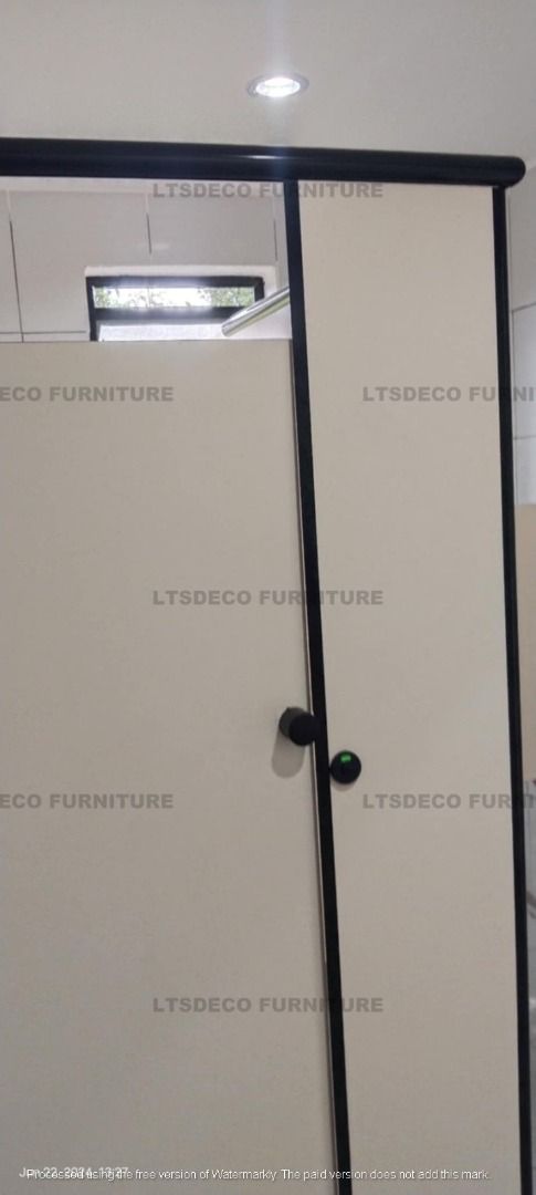 TOILET PARTITION CUBICLE MODULAR PANEL DIVIDER /CR PARTITIONS- OFFICE ...