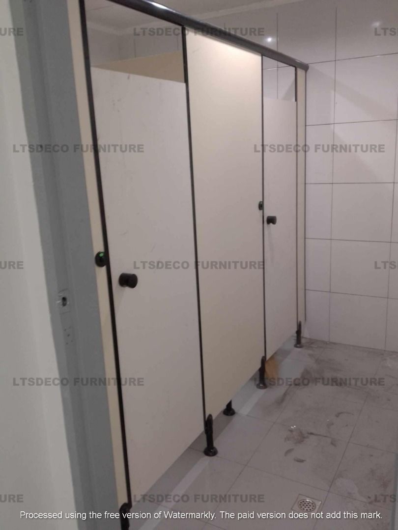 TOILET PARTITION CUBICLE MODULAR PANEL DIVIDER /CR PARTITIONS- OFFICE ...