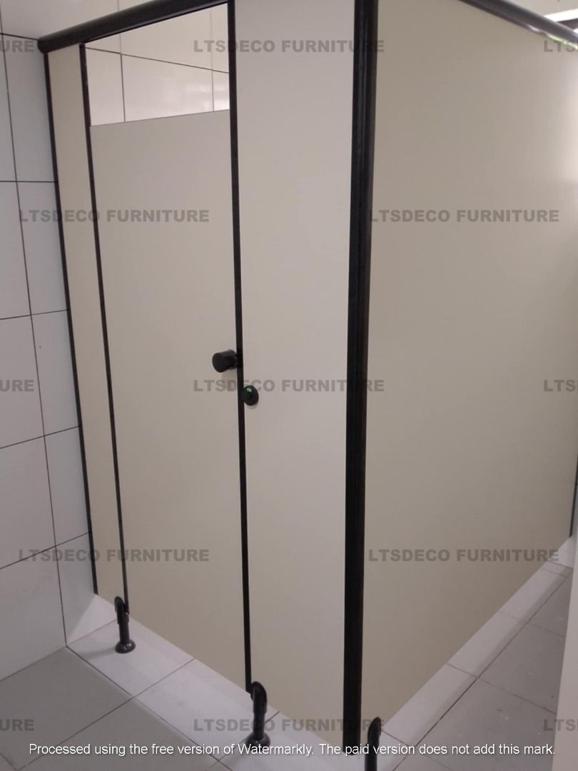 TOILET PARTITION CUBICLE MODULAR PANEL DIVIDER /CR PARTITIONS- OFFICE ...