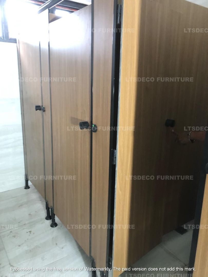 TOILET PARTITION CUBICLE MODULAR PANEL DIVIDER /CR PARTITIONS- OFFICE ...