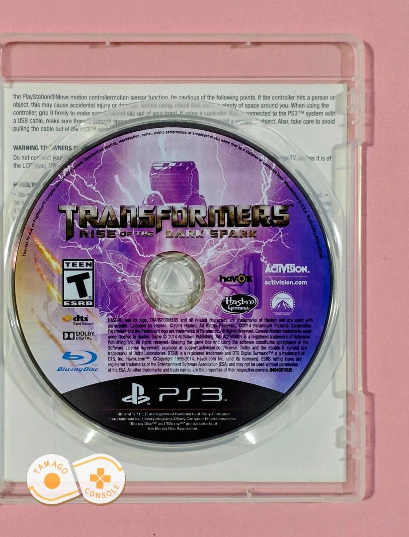 Transformers: Rise of the Dark Spark - [PS3 Game] [ENGLISH Language ...