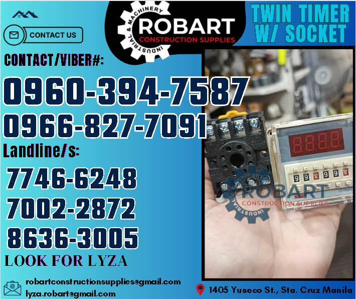 Twin Timer w/ Socket, Commercial & Industrial, Construction Tools ...