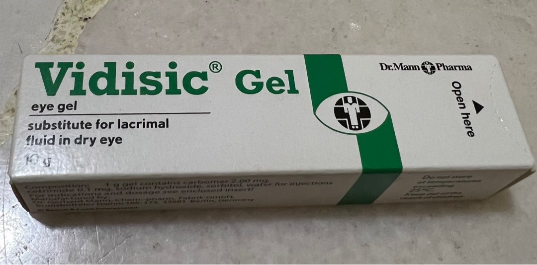 Vidisic eye gel, Beauty & Personal Care, Vision Care on Carousell