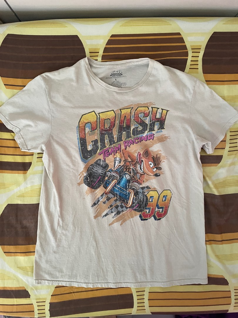 Vintage Crash Team Racing tee, Men's Fashion, Tops & Sets, Tshirts ...