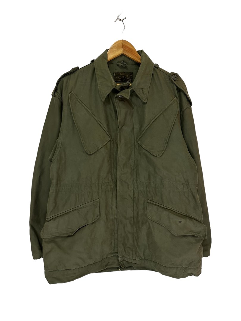 vintage dutch army 80s jacket slant pocket, Men's Fashion, Coats ...