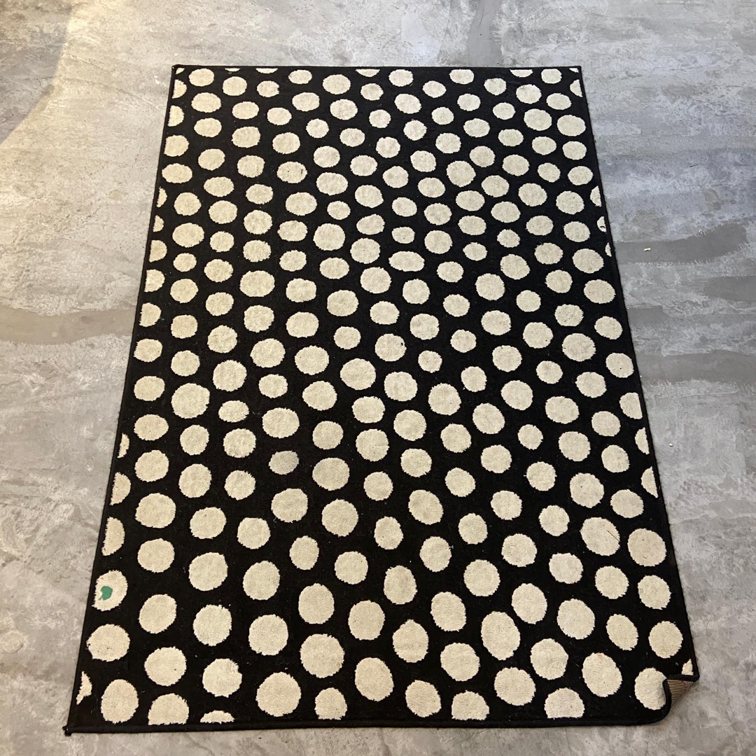Vintage IKEA Polkadot Rug, Furniture & Home Living, Home Decor, Carpets ...