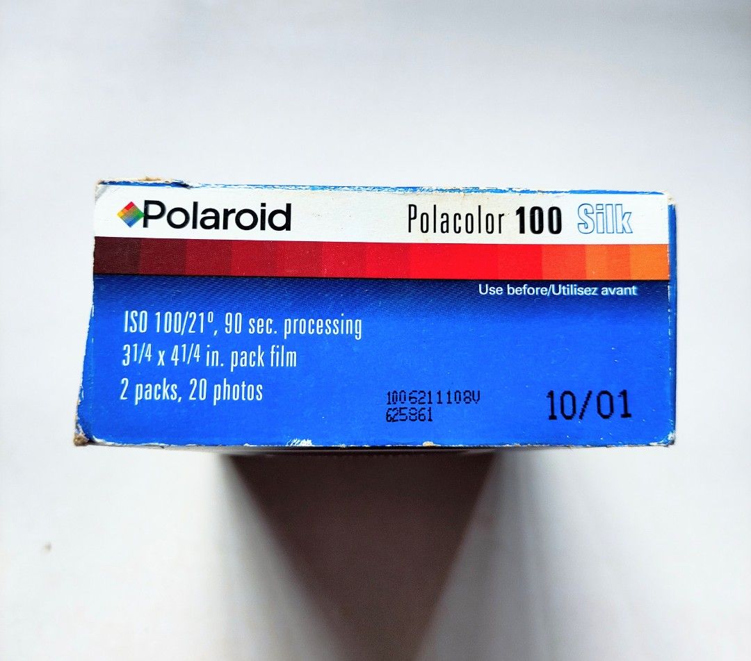 Vintage Polaroid Polacolor Silk 100 color instant pack film ...