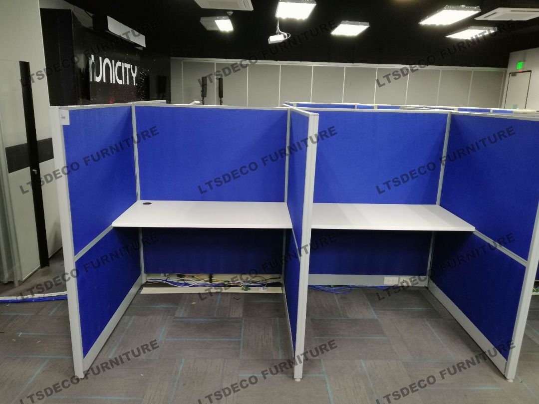 workstation tables office partition furnitures, Furniture & Home Living ...