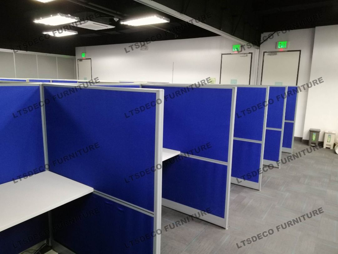 workstation tables office partition furnitures, Furniture & Home Living ...