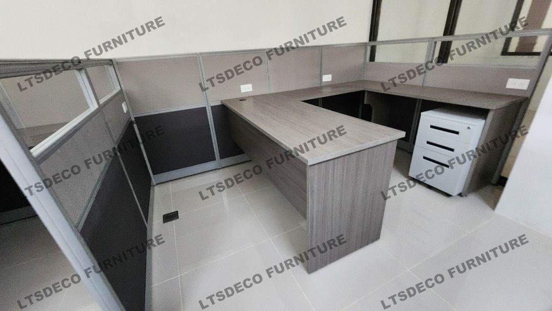 workstation with glass modular cubicles office partition furnitures ...