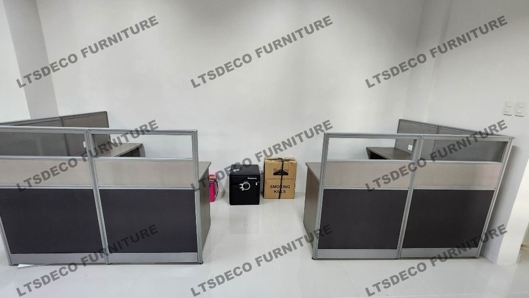 workstation with glass modular cubicles office partition furnitures ...