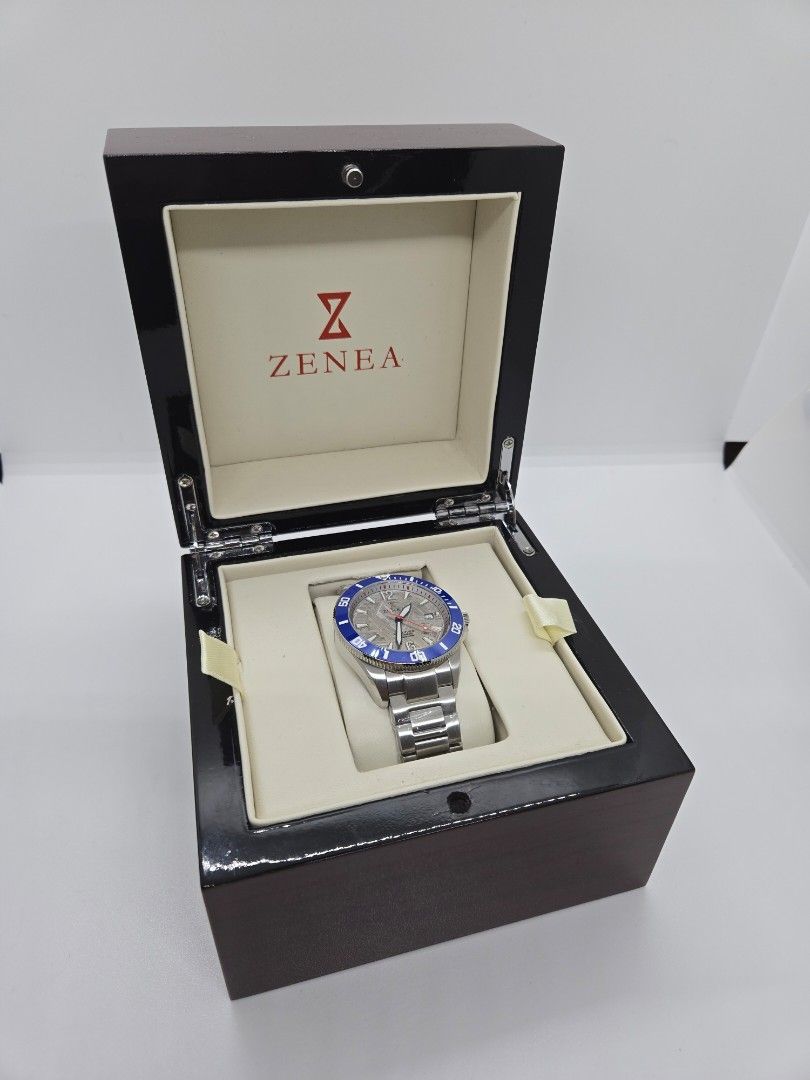 Zenea Ula Diver 'Time and Space' Meteorite Dial Microbrand Automatic ...