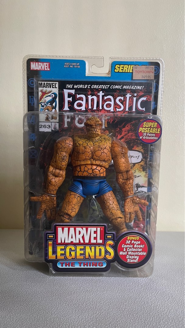 2002 Toy Biz Marvel Legends Series 2 The Thing Action Figure, Hobbies & Toys, Memorabilia ...