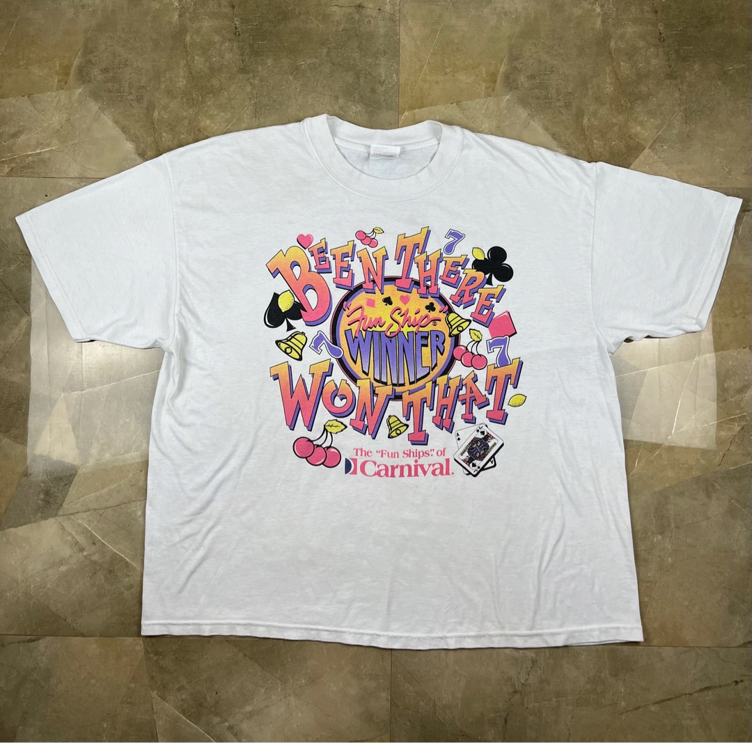 90’s The Fun Ships Of Carnival Cruise Ship Winner, Men's Fashion, Tops ...