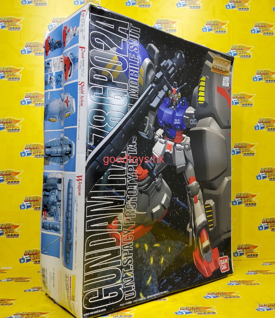 全新未砌 BANDAI MG 1/100 GP 02 A RX-78 GP02 GUNDAM GP02A 高達模型, 興趣及遊戲, 玩具 ...
