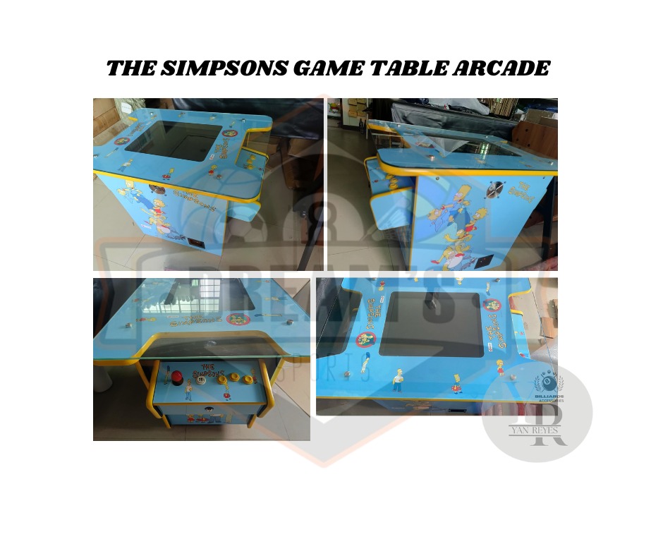 BRANDNEW!!! THE SIMPSONS GAME TABLE ARCADE, Video Gaming, Video Games ...