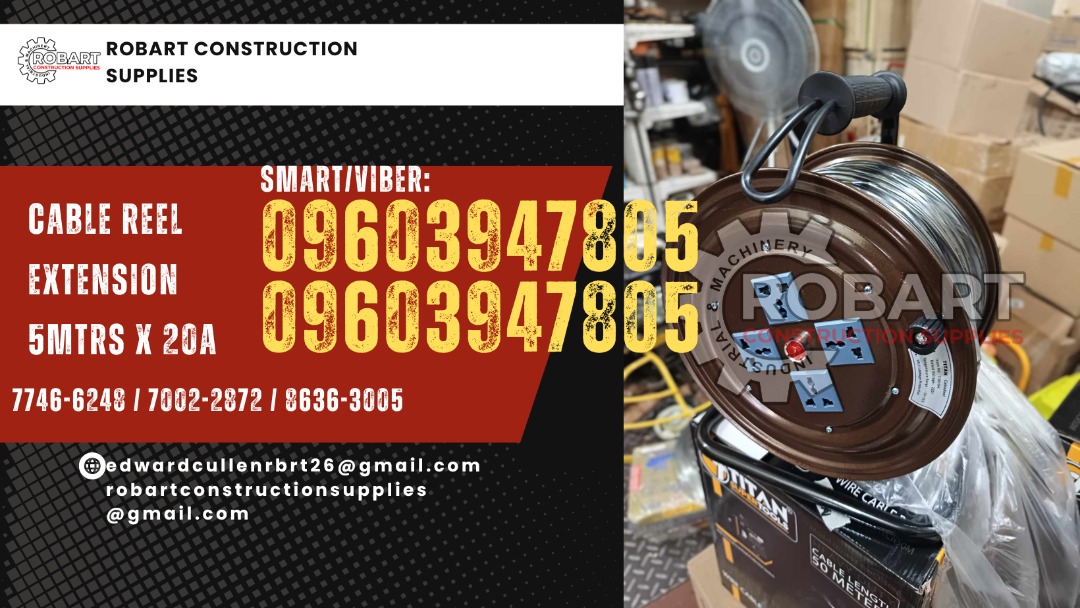 Cable Extension Reel 50mtrs x 20A, Commercial & Industrial ...