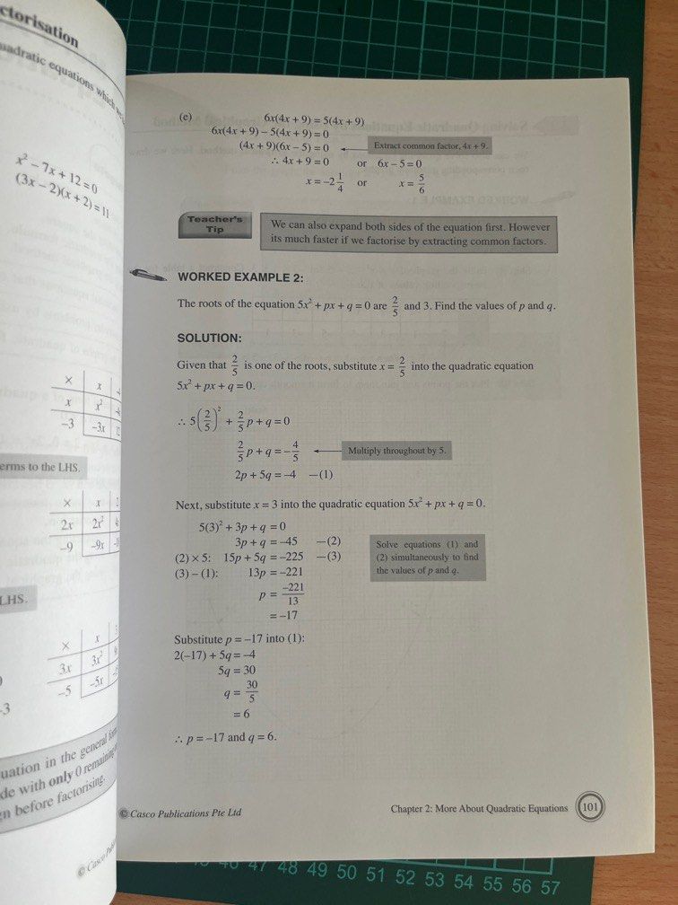 Casco Singapore Math sec 3A, Hobbies & Toys, Books & Magazines ...