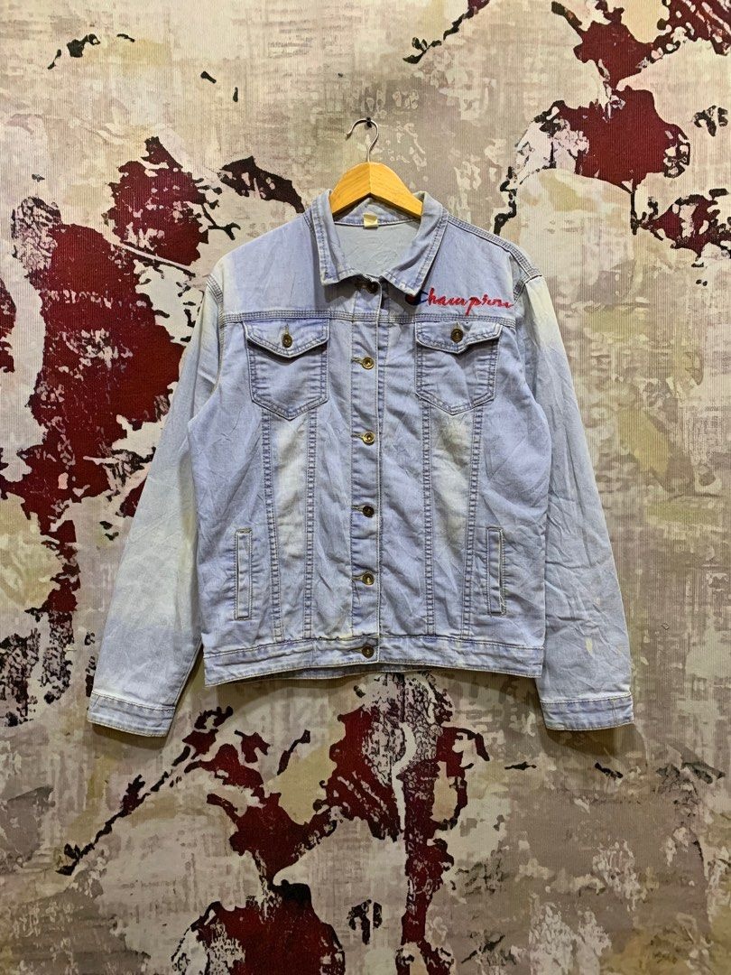 Champion Denim Jacket, Men's Fashion, Coats, Jackets and Outerwear on ...