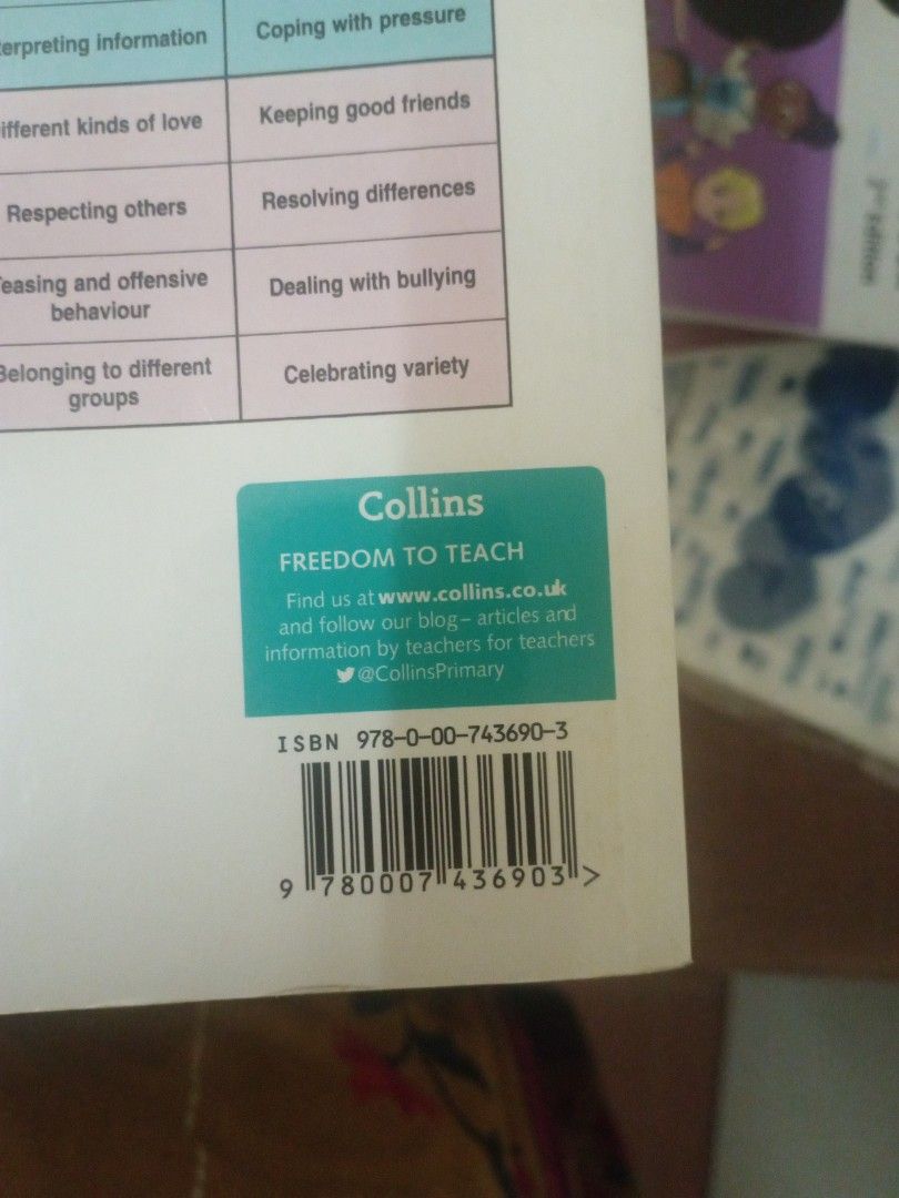 Collins PSHE book 1, Hobbies & Toys, Books & Magazines, Textbooks on ...