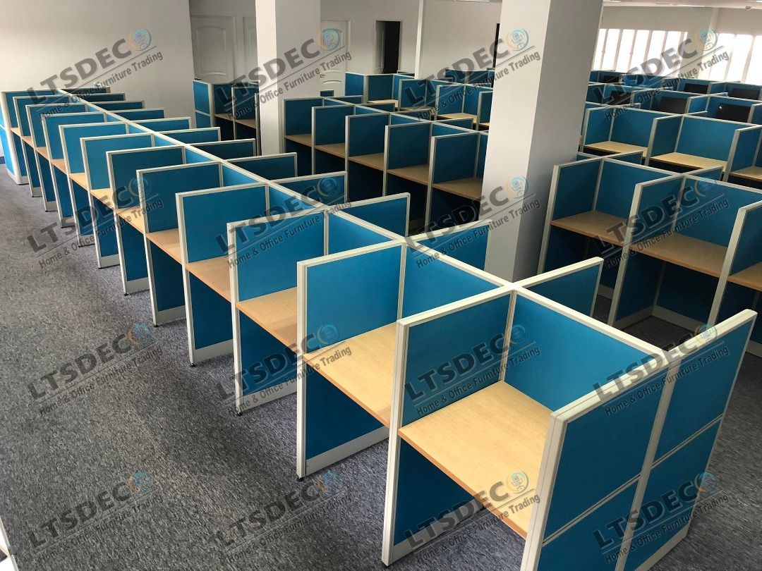 CUBICLE MODULAR TABLES OFFICE PARTITION FURNITURE WORKSTATION TABLES ...
