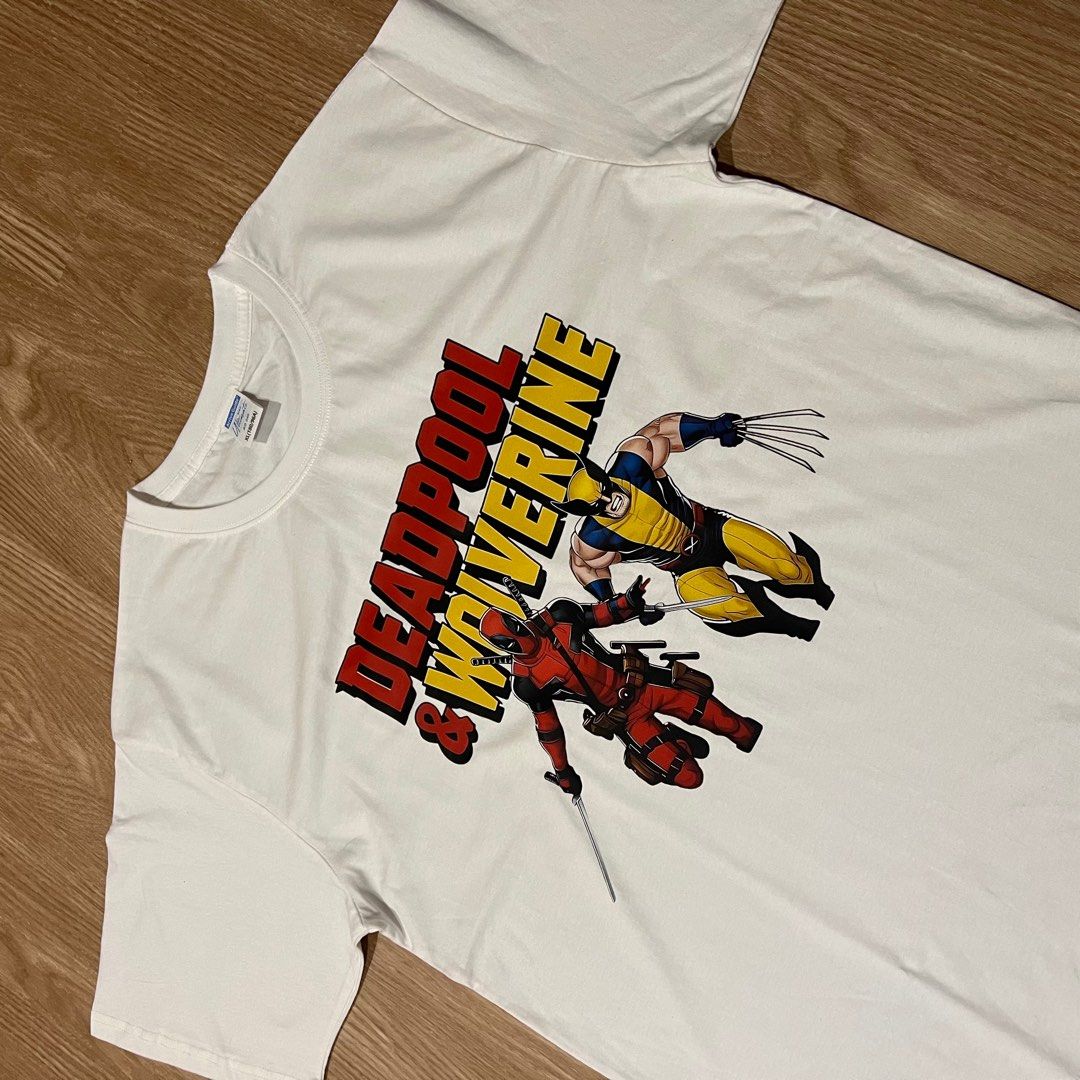 DEADPOOL & WOLVERINE Merchandise Shirt Oversized, Men's Fashion, Tops ...