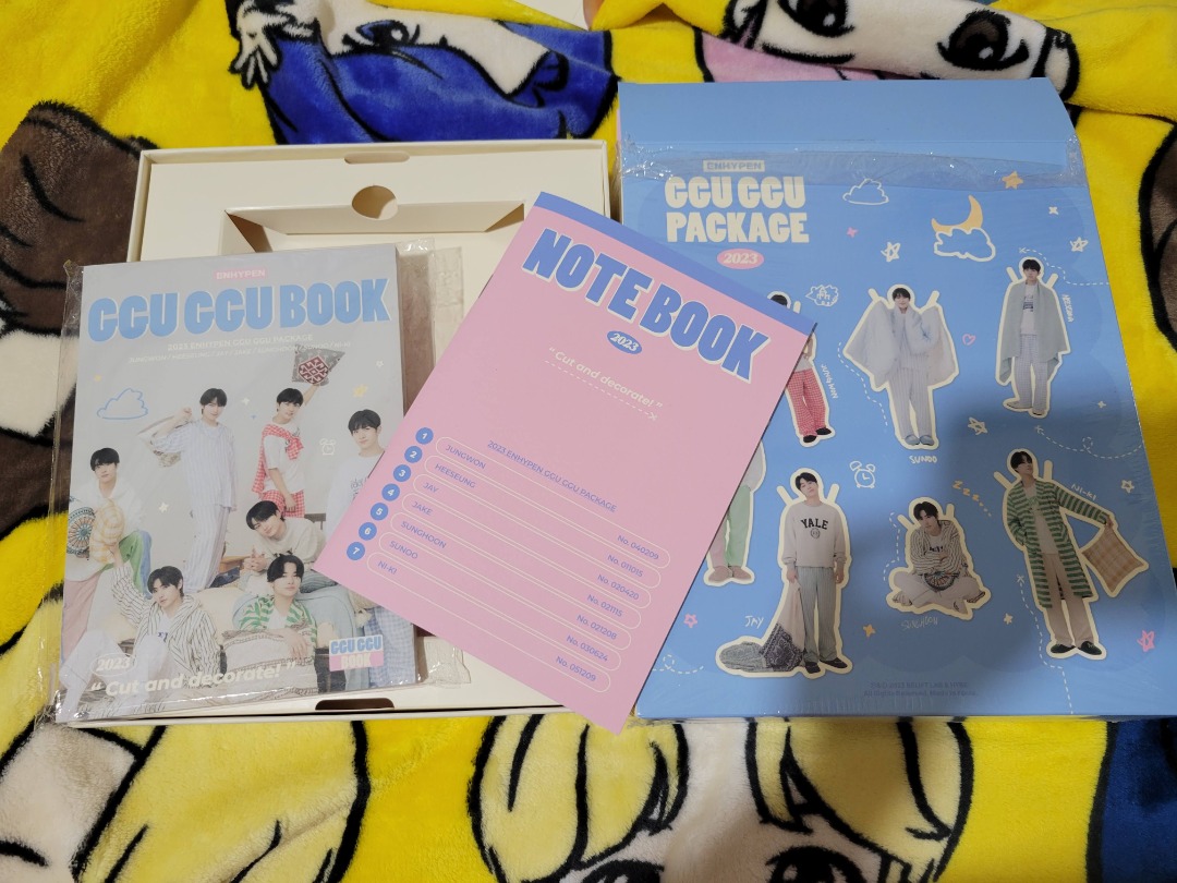 Enhypen Ggu Ggu package set, Hobbies & Toys, Memorabilia & Collectibles ...