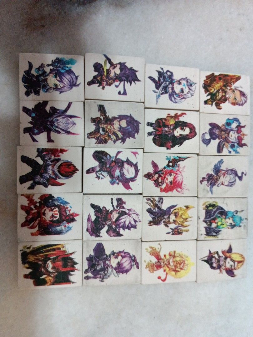 Eraser battle child hood game.10 for RM3, Hobbies & Toys, Stationery ...