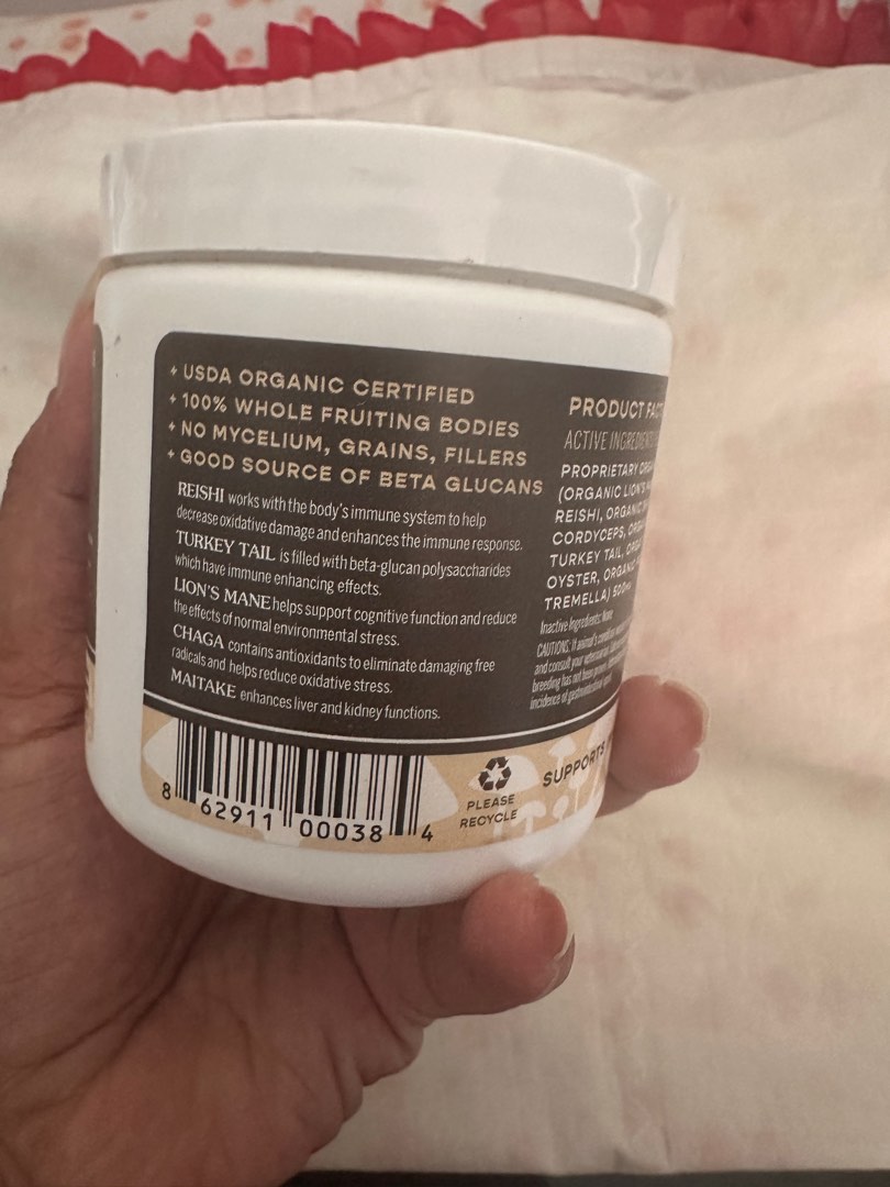 Fera organic turkey tail mushroom mix for cats and dogs , cancer ...