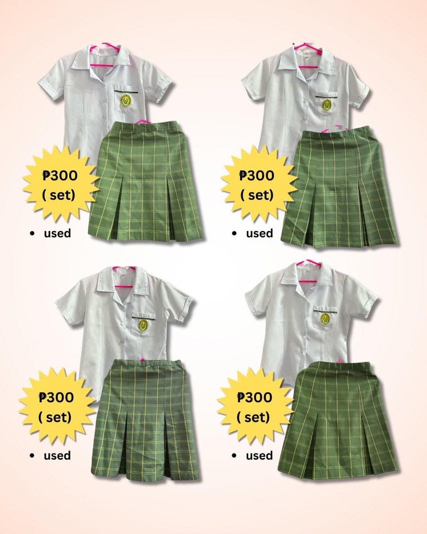 FEU Manila SHS Uniform (Women), Women's Fashion, Dresses & Sets, Sets ...