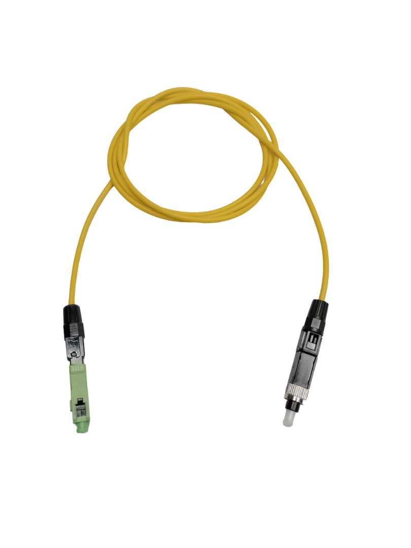 FIBER OPTIC PATCH CORD CABLE SC-APC to FC-UPC SINGLE MODE, QUICK ...