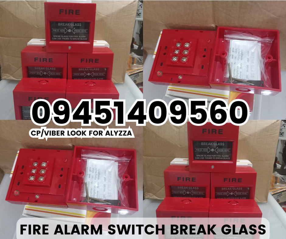Fire alarm switch break glass, Commercial & Industrial, Construction ...