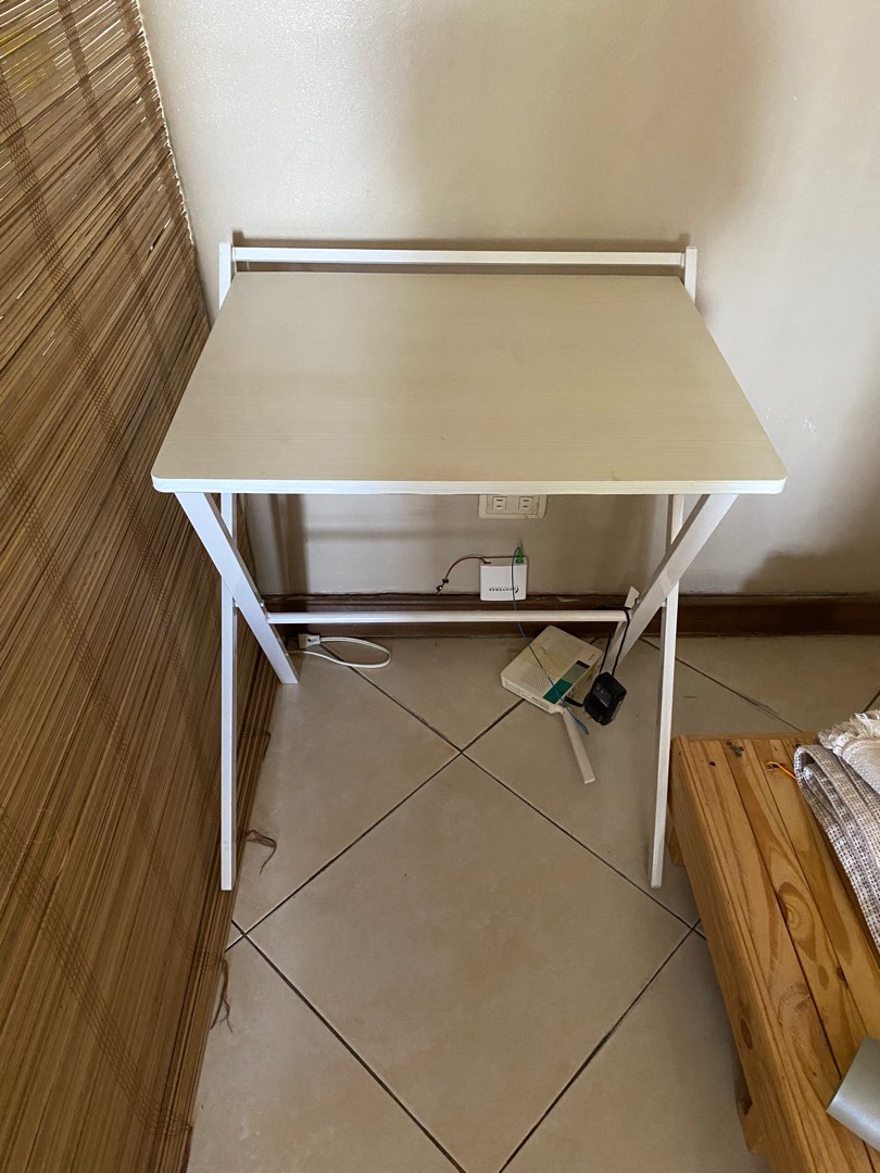 Folding Desk Table, Furniture & Home Living, Furniture, Tables & Sets ...