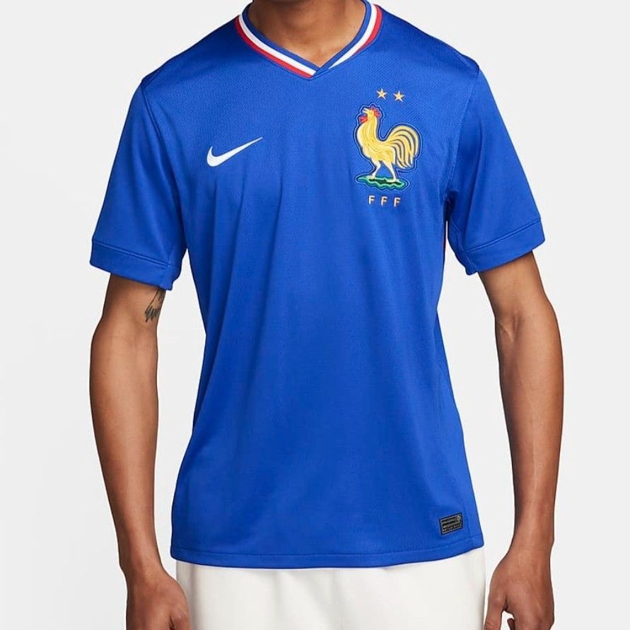 France FFF 2024/25 Stadium Home Men's Nike Dri-FIT Football Replica ...