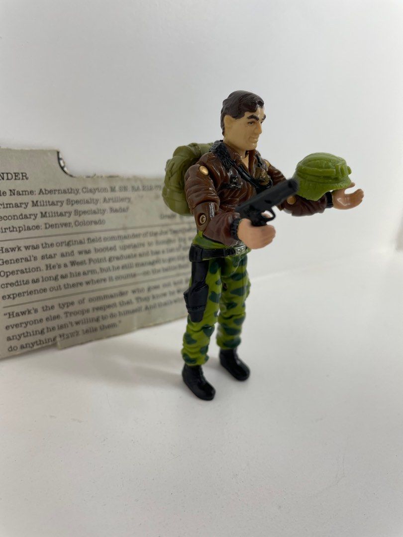 GI Joe vintage 1986 Hawk Complete Hasbro Action Figure complete with ...