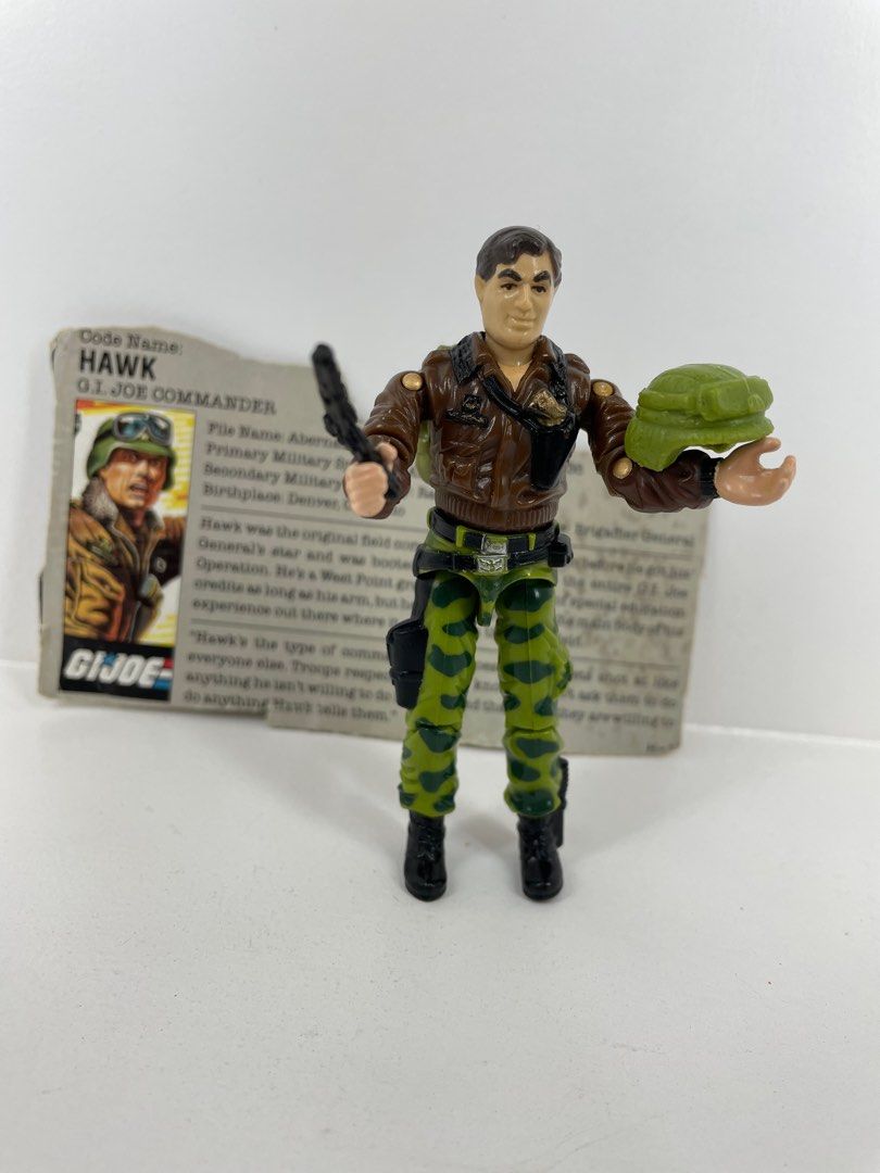 GI Joe vintage 1986 Hawk Complete Hasbro Action Figure complete with ...