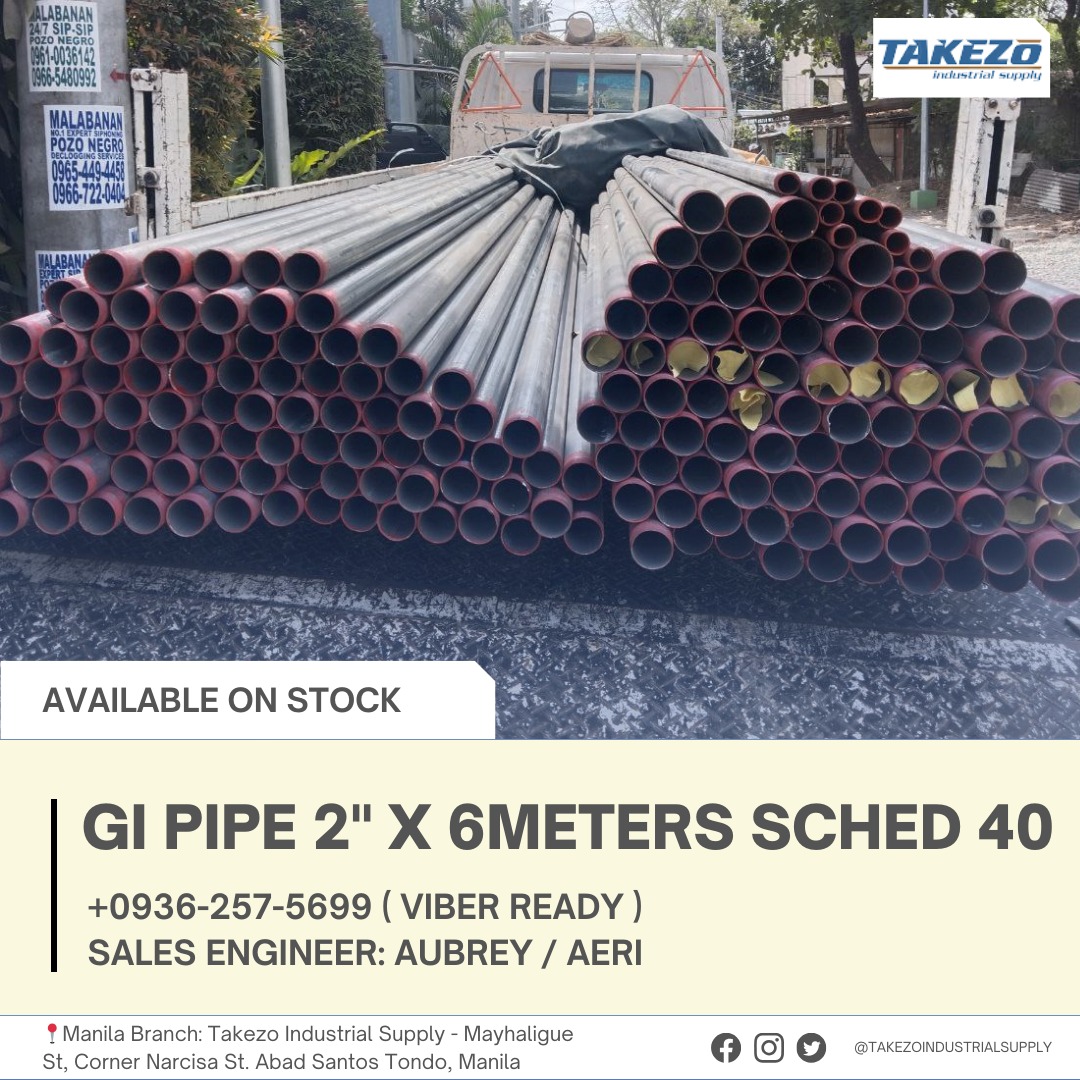 GI PIPE 2" SCHED 40, Commercial & Industrial, Construction & Building ...