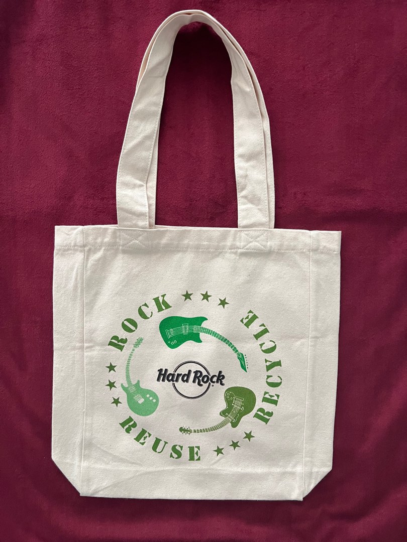 Hard Rock Cafe Tote Bag, Women's Fashion, Bags & Wallets, Tote Bags on ...