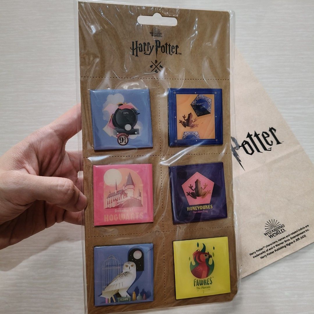 Harry Potter magnets set of 6, Hobbies & Toys, Stationary & Craft ...