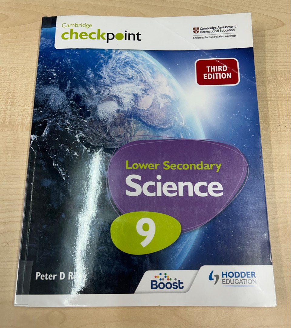 Hodder Cambridge Checkpoint Lower Secondary Science Student Book 9 ...