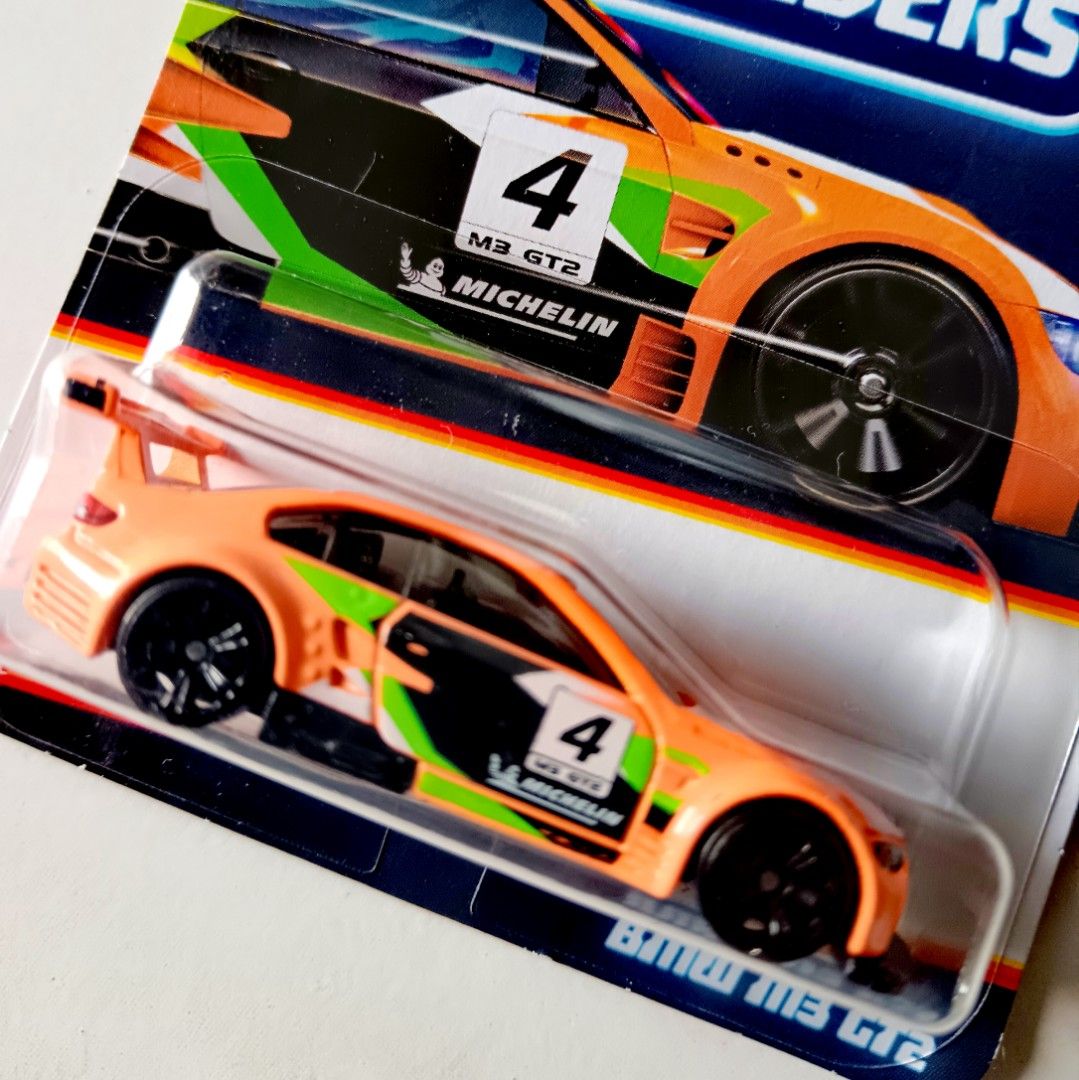 HOT WHEELS NEON SPEEDERS BMW M3 GT2 + '16 Mercedes AMG GT3 Diecast 1:64 ...