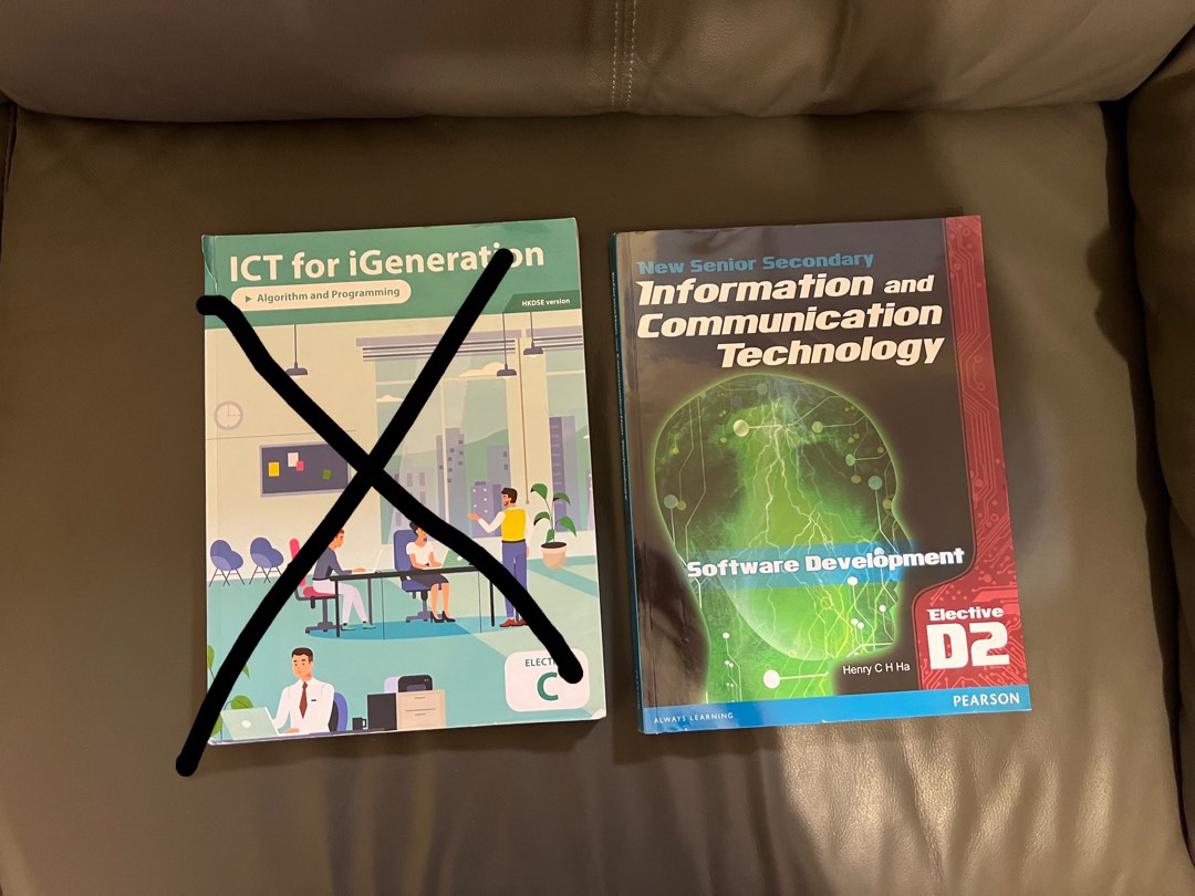 ICT - elective C & D2 textbook (DSE), 興趣及遊戲, 書本 & 文具, 教科書 - Carousell