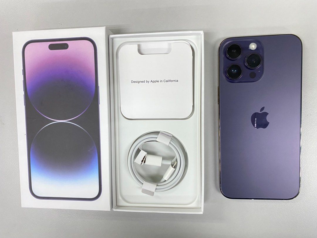 iPhone 14 Pro Max Deep Purple 256GB, Mobile Phones & Gadgets, Mobile ...